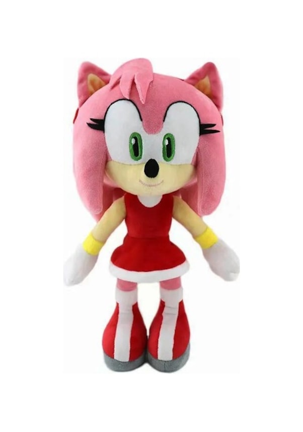 30cm Sonic Peluş Oyuncak Çizgi Film Kirpi Amy Rose Kuyruğu Yumuşak ...