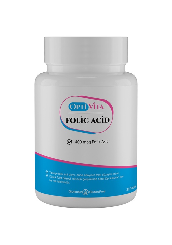 Optivita Folic Acid 400 Mcg 30 Tablet Fiyatları ve Özellikleri