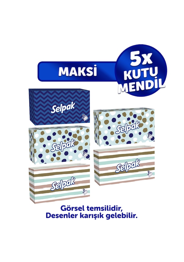 Selpak® Maxi Kutu Mendil 5'li Fiyatları ve Özellikleri