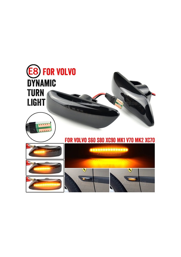 Lasonstiges Araba Led İşaret Işıkları Dönüş Sinyali Göstergesi Dinamik ...