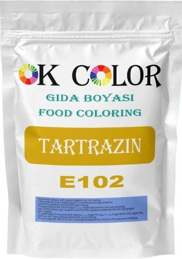 Ok Color Tartrazine E102 Tartrazin Sarı Toz Gıda Boyası 100 G Fiyatları ...