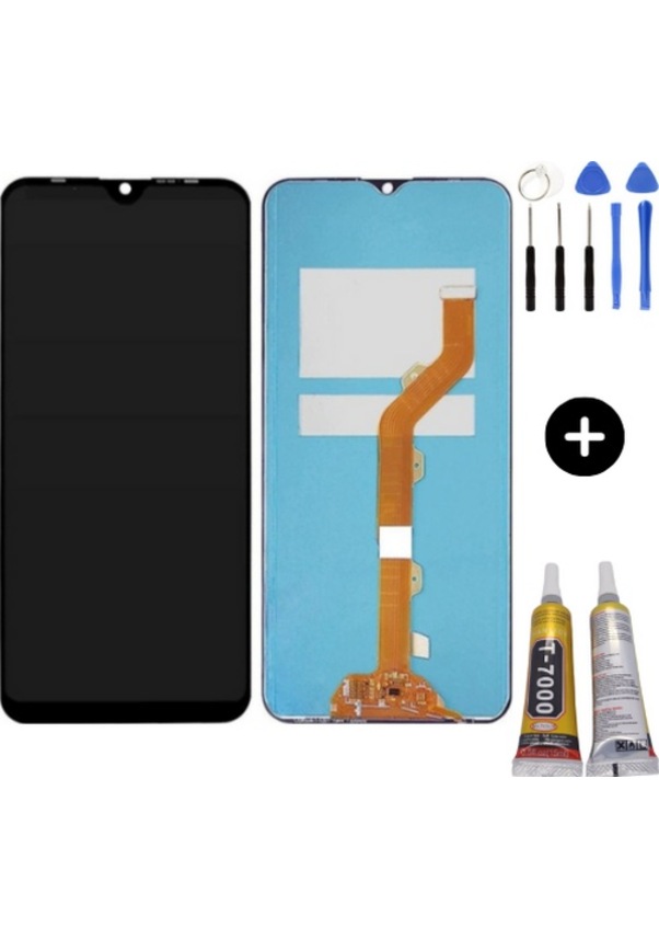 Tecno Spark 4 Uyumlu Hk Lcd Ekran Dokunmatik + Montaj Seti Çok Renkli ...