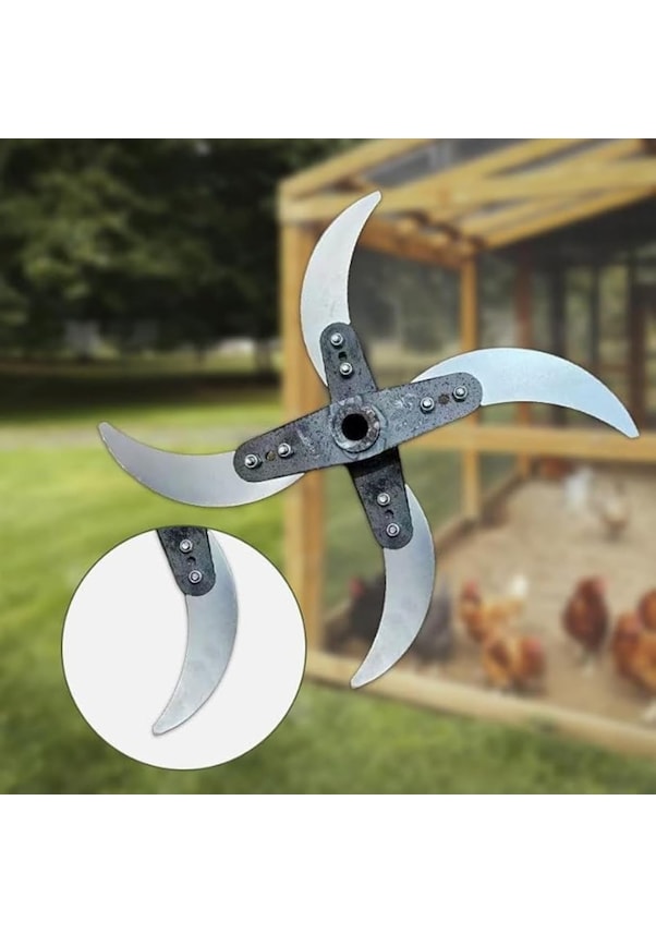 Hanehalkı Çabuk Çim Kredder Bıçak Bıçakları, Ayarlanabilir Çap Seri ...