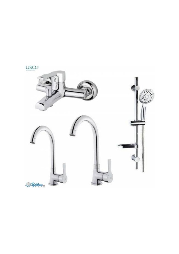 Evye Mix Bataryası + Kuğu Lavabo Mix Bataryası+Banyo Mix Bataryas Fiyatları ve Özellikleri