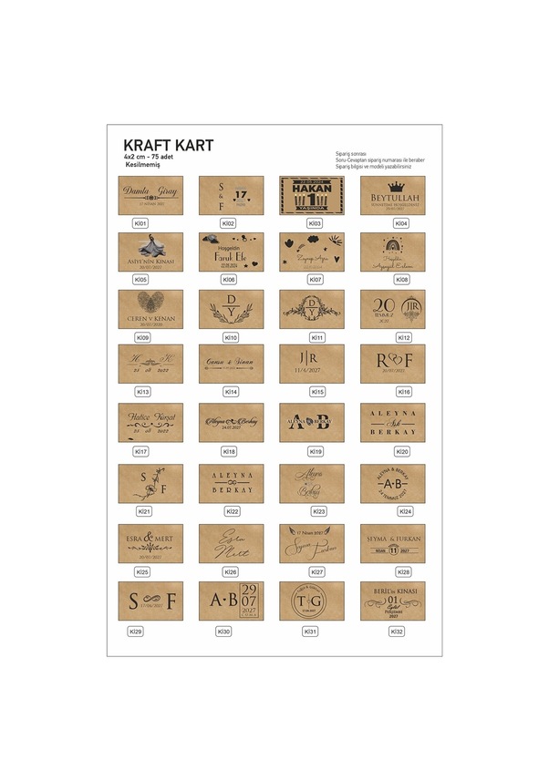 Kraft 4x2 Cm Söz Nişan Kına Nikah Düğün Şişe Ve Magnet Kraft Kar ...