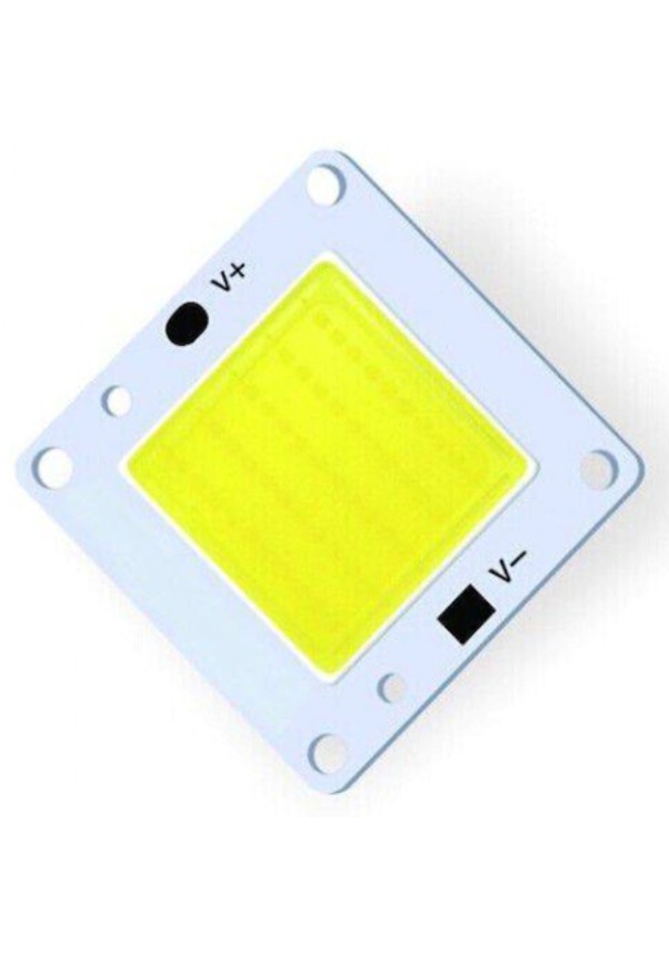 12V 50W Projektör Cob Led Power Led Çip 12 Volt 50 Watt Beyaz Fiyatları ...