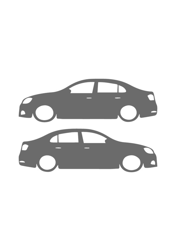 Volkswagen Jetta Gölge Sticker - Volkswagen Sticker - Sağ Sol Set ...