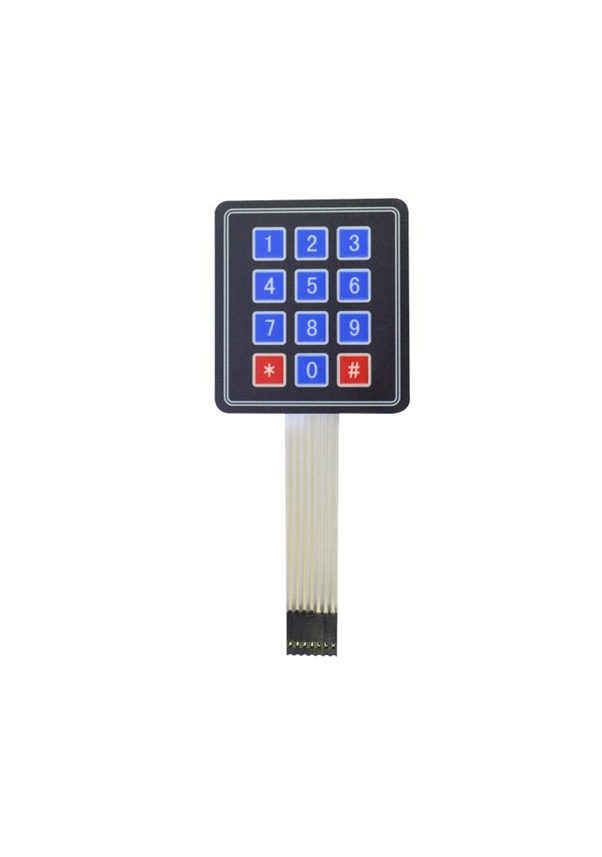 4 X 3 Matrix Membran Keypad Fiyatları ve Özellikleri