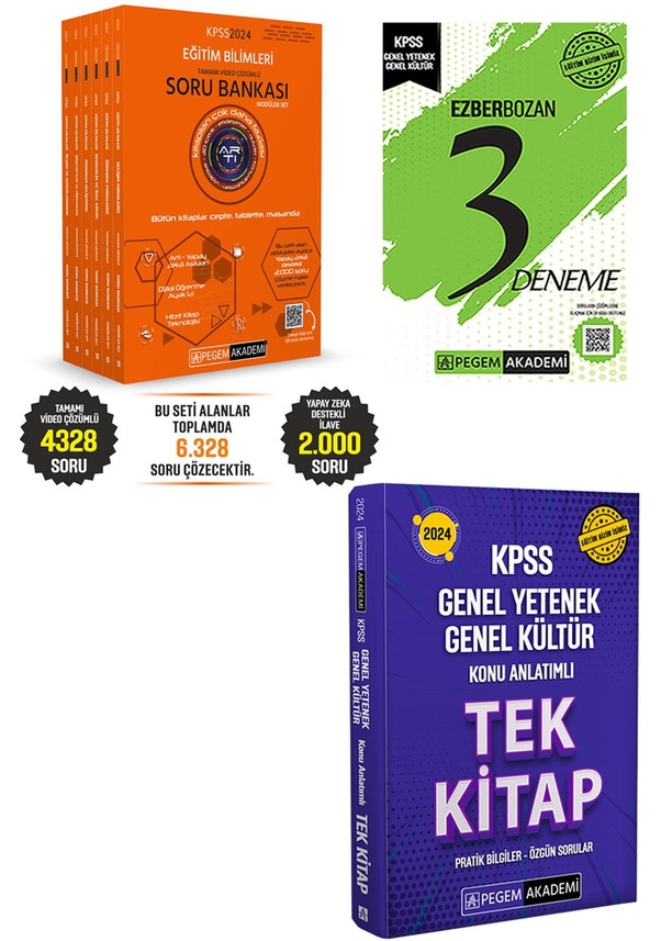 Pegem 2024 Kpss Eğitim Bilimleri Soru Bankası 6 Kitap-gygk Konu ... Pegem 2024 Kpss Eğitim Bilimleri Soru Bankası 6 Kitap-gygk Konu ...