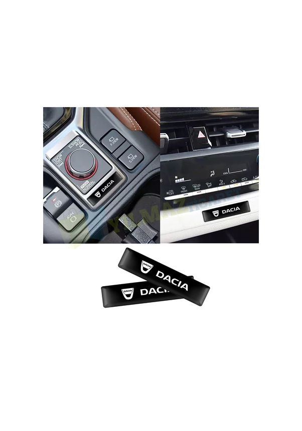 Dacia Logo Kapı Kolu Torpido Ayna Damla Sticker Etiket 2 Adet Fiyatları ...