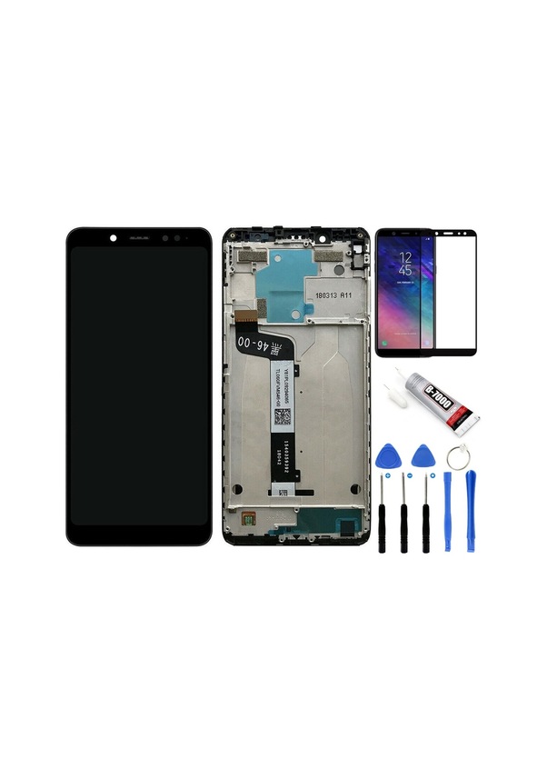 Xiaomi Redmi Note 5 Bn45 Çıtalı Lcd Ekran Full Siyah - 3'lü Seti ...