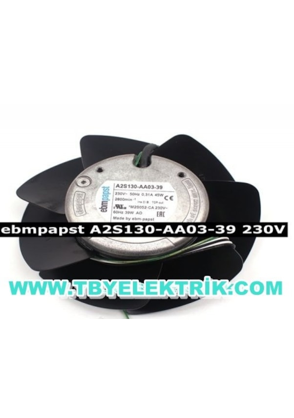 Ebmpapst A2S130-Aa03-39 Fiyatları ve Özellikleri