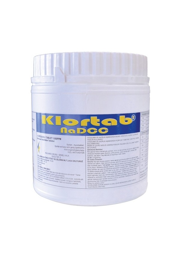 Klortab Nadcc Dezenfektan 3.4 G x 200 Tablet Fiyatları ve Özellikleri