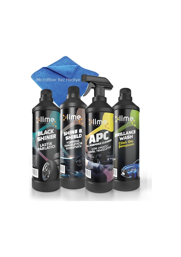 Lime Cleaner Lastik Parlatıcı, Torpido Temizleyici Ve Koruyucu, Genel ...