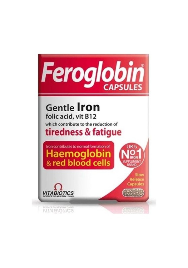 Vitabiotics Gentle Iron Feroglobin 30 Kapsül Fiyatları ve Özellikleri