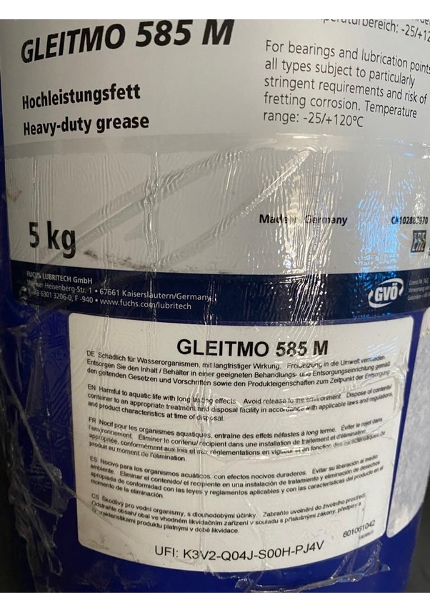 Fuchs Gleitmo 585 M 5 KG Fiyatları ve Özellikleri