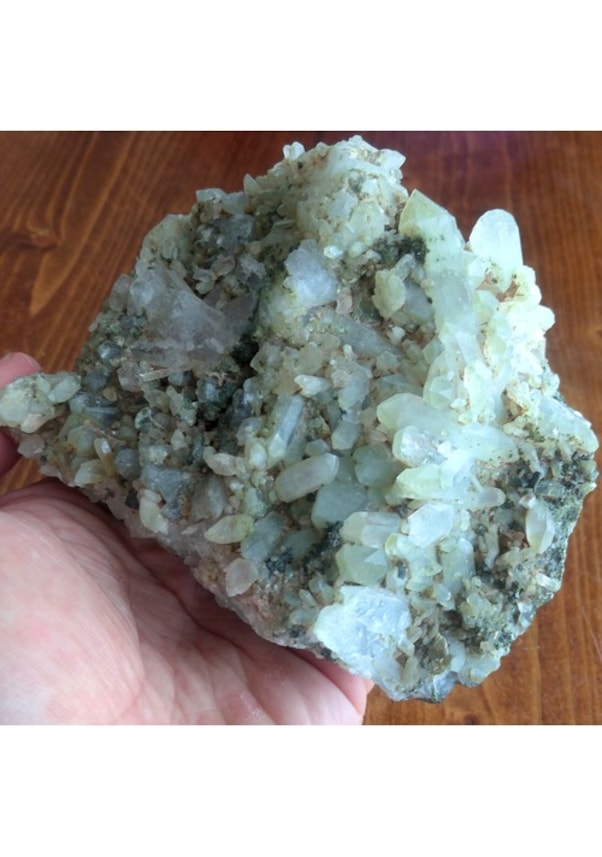 Koleksiyonluk Epidot Kristalli Yeşil Klorit Kuvars (551360317)-Değer 1 ...