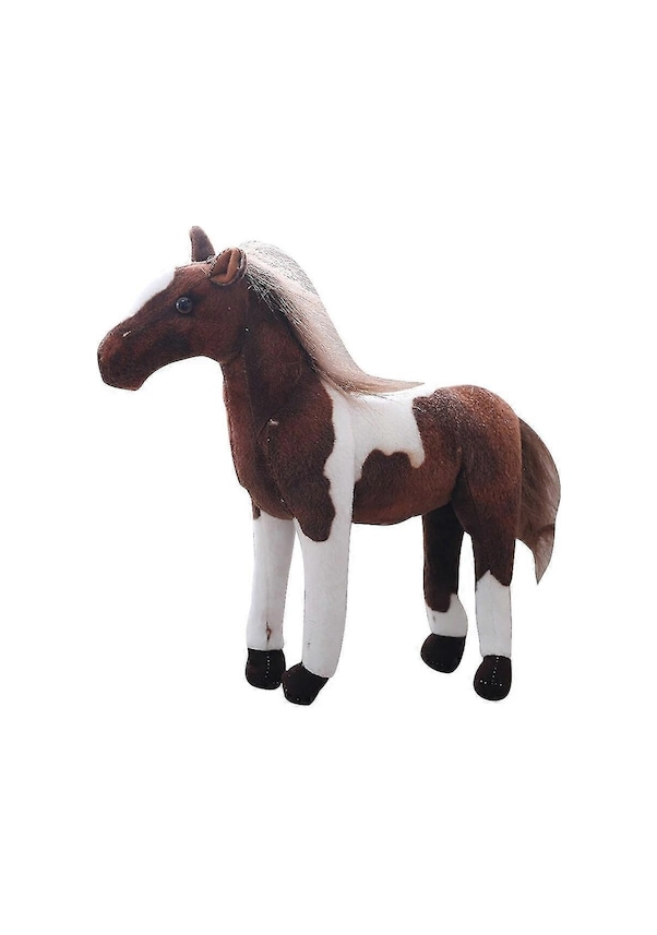 Büyük Doldurulmuş At Hayvan Oyuncak At Peluş Oyuncak Taklit Midilli ...