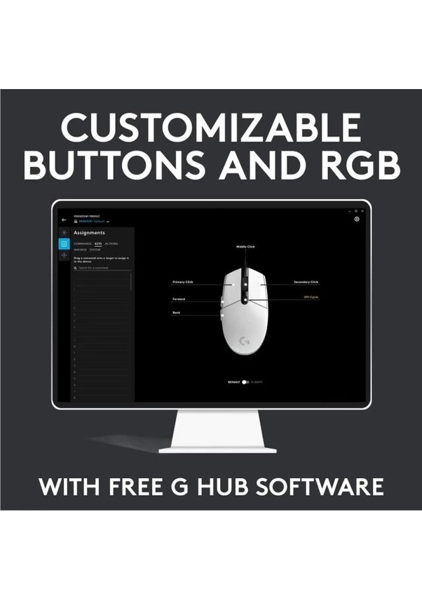 Logitech G203 Kablolu Gaming Mouse + Pad Siyah Mouse Diğer Karışık ...