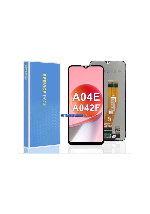 Samsung Galaxy A04E SM-A042F Lcd Ekran Dokunmatik Siyah-Çıtasız ...