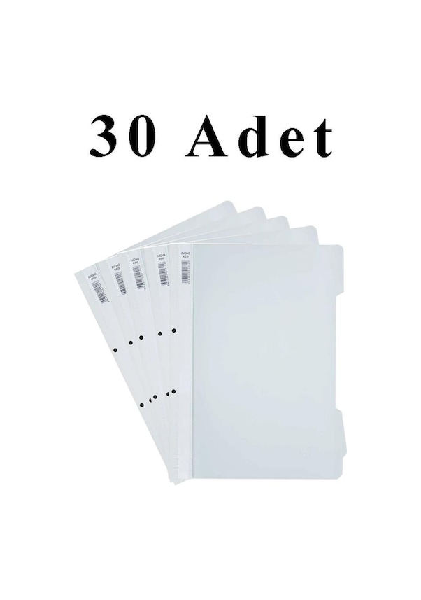A4 Beyaz Telli Dosya 1 Paket 30 Adet Fiyatları ve Özellikleri