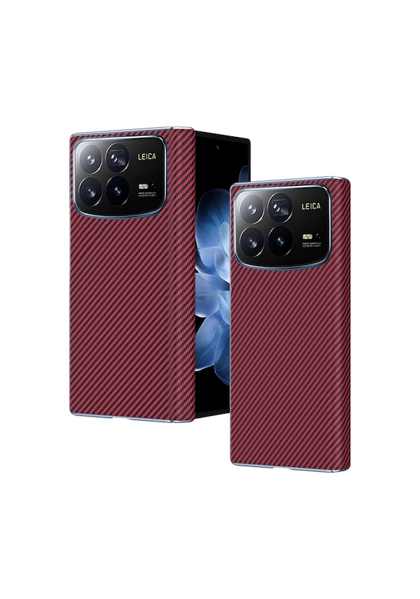 Elektrokaplanmış Karbon Fiber Desen Katlanır Telefon Kasası Menteşe ...