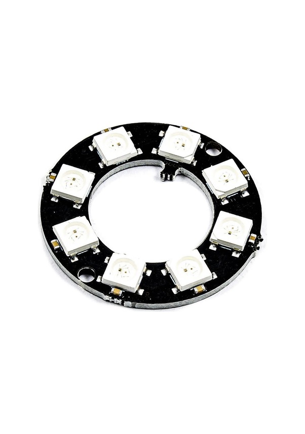 Robizstore-8 Bit Neopixel Halka Ring Ws2812B 5050 Rgb Led Modül Full ...