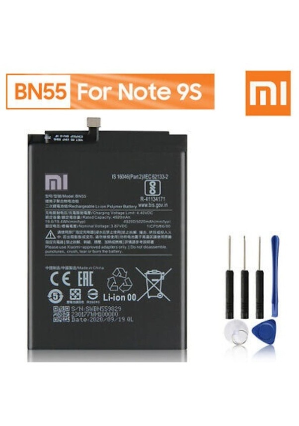 Senalstore Xiaomi Redmi Note 9s Bn55 Pil Batarya Ve Tamir Seti ...