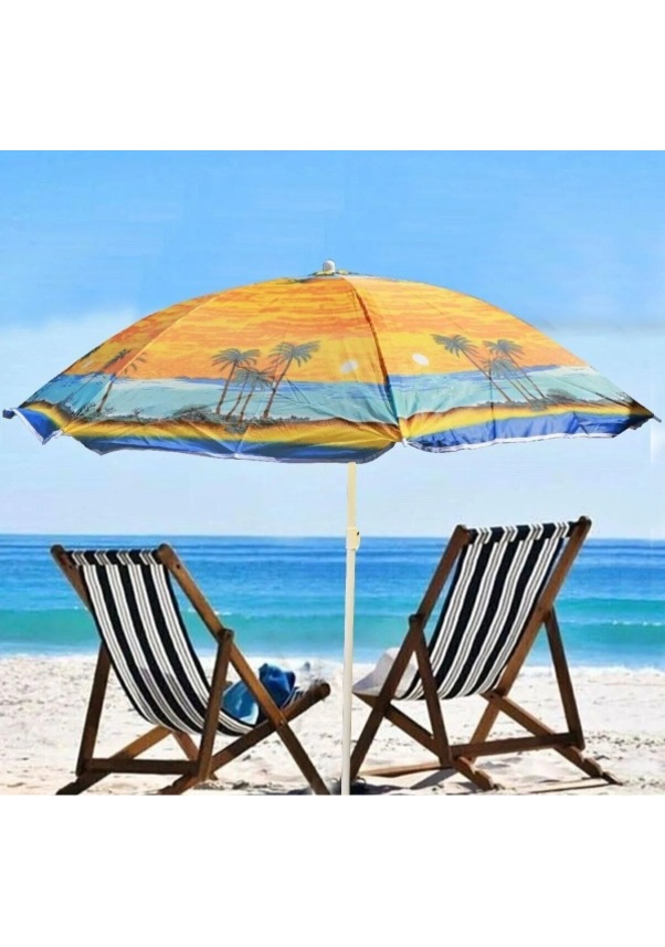 Periboia Katlanabilir Taşınabilir Dayanıklı Plaj Şemsiyesi Çok Renkli ...