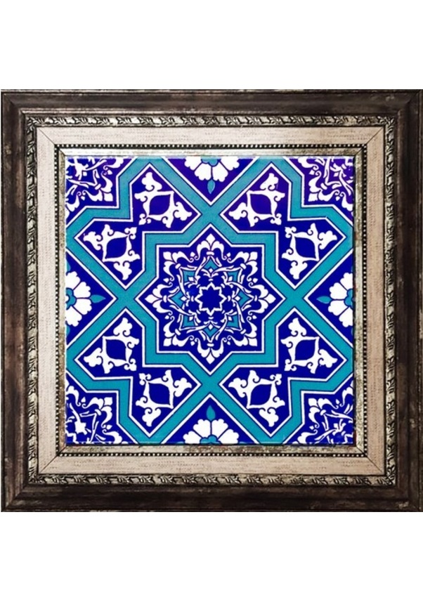 Armada Çini 20X20 Cm Ac 12 Selçuk Yıldız Geçme Desenli Çini Pano ...