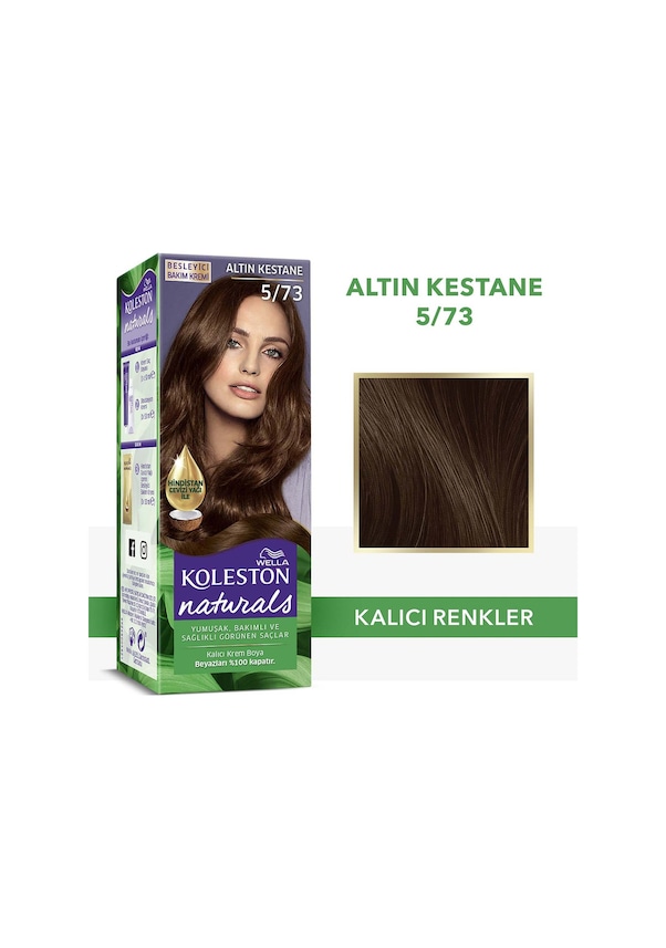 Wella Koleston Naturals Saç Boyası 5.73 Altın Kestane 5.73 Fiyatları ve ...