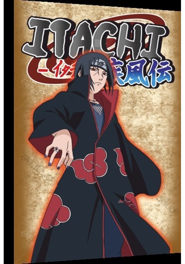 Itachi Uchiha Naruto Shippuden Retro Ahşap Poster 20 x 30 CM Fiyatları ...