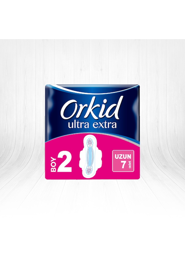 Orkid Ultra Extra Hijyenik Ped Uzun Tekli Paket 7 'li Fiyatları ve ...