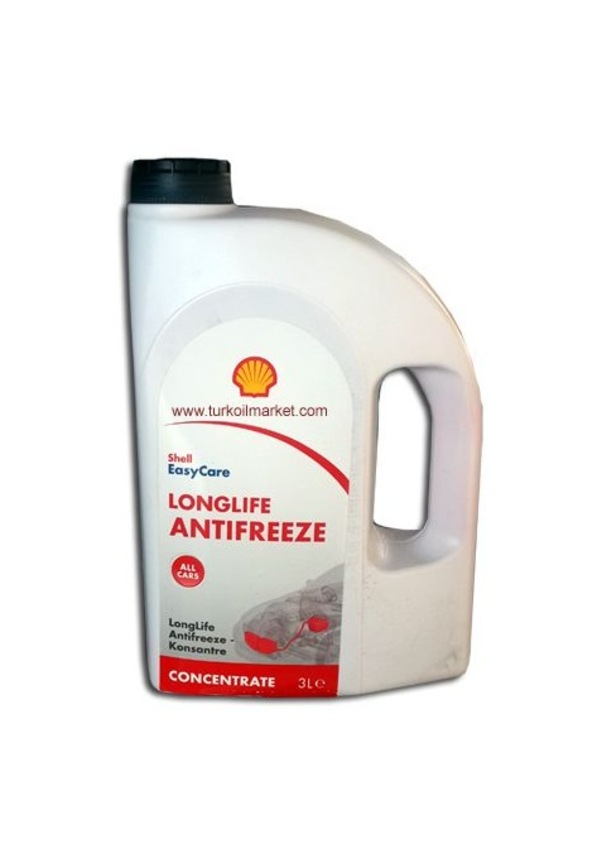 Shell Antifreeze Longlife - 3 Litre Kırmızı Antifriz Konsantre ...