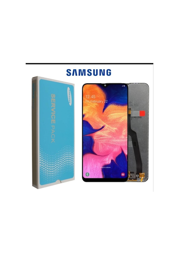 Samsung Galaxy A10 Sm-A105F Lcd Ekran Dokunmatik Hk Servis Çok Renkli ...