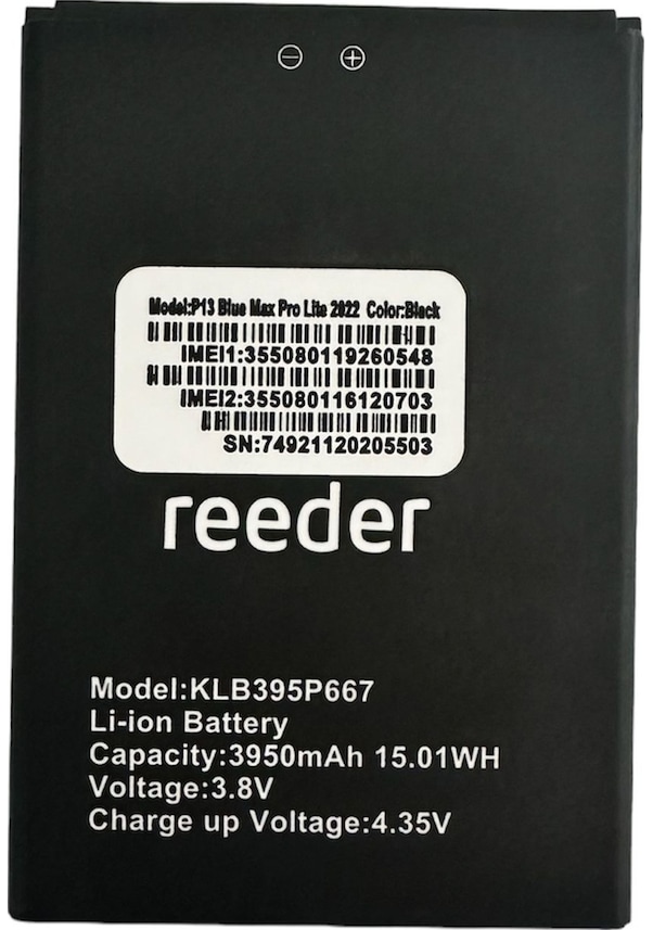 Reeder P13 Blue Max Pro Lite 2022 Batarya Pil 3950 Mah Fiyatları ve ...