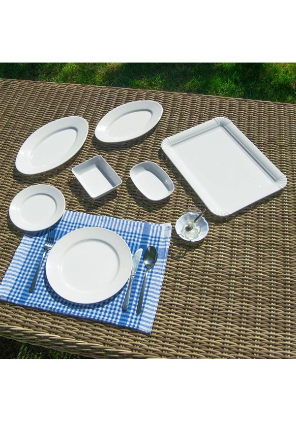 Ermiya 4 Kişilik 30 Parça Melamin Tatil Karavan Yazlık Piknik Set ...