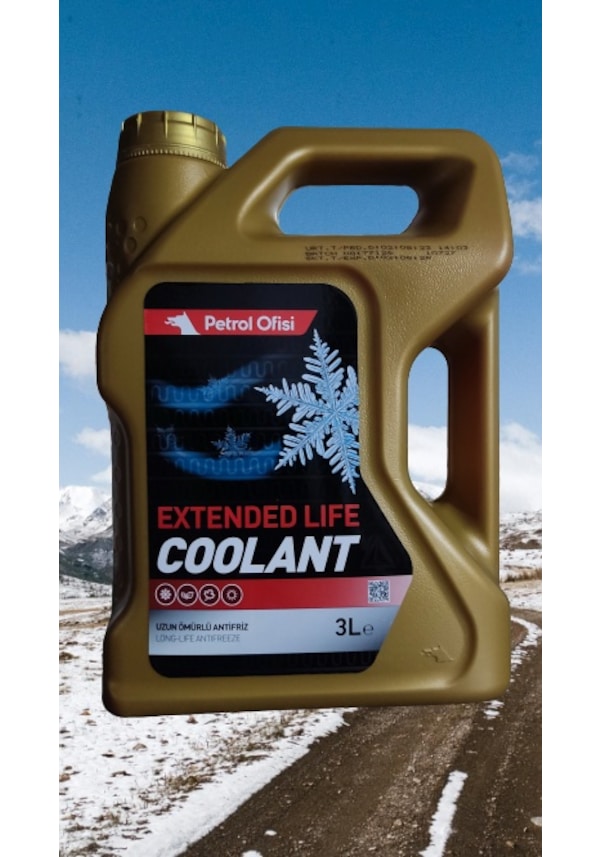 Petrol Ofisi Extended Life Coolant 3 Lt Organik Kırmızı ANTİFREZE ...