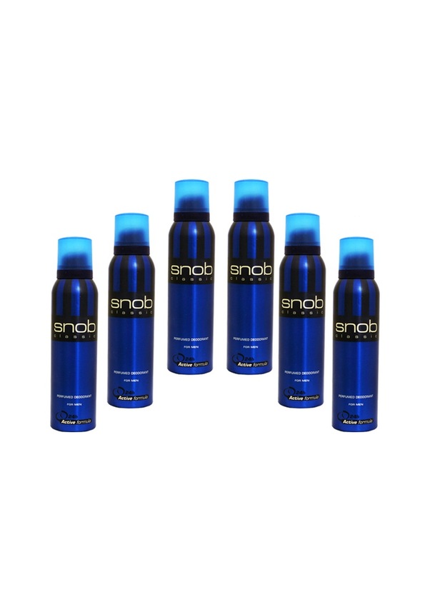 Snob For Men Classic Deodorant 150ml 6 Adet Fiyatları ve Özellikleri