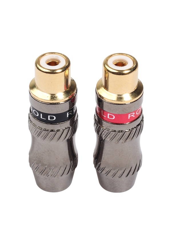 Rexlıs Tr026-1 2 Adet Rca Dişi Fiş Ses Jakı Dıy Ses Kablosu Ve Video ...