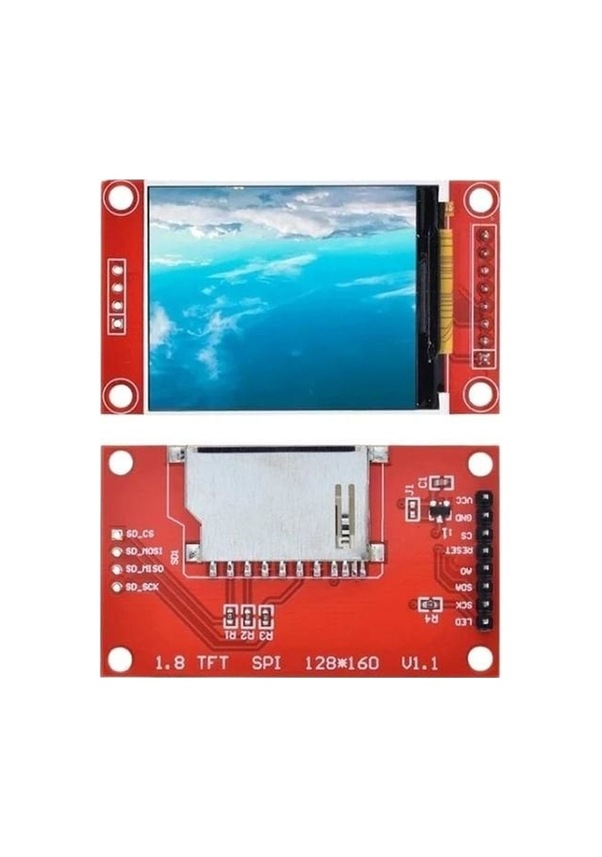 1.8 Inch Tft Lcd Ekran Modülü St7735s - 128x160 Fiyatları ve Özellikleri
