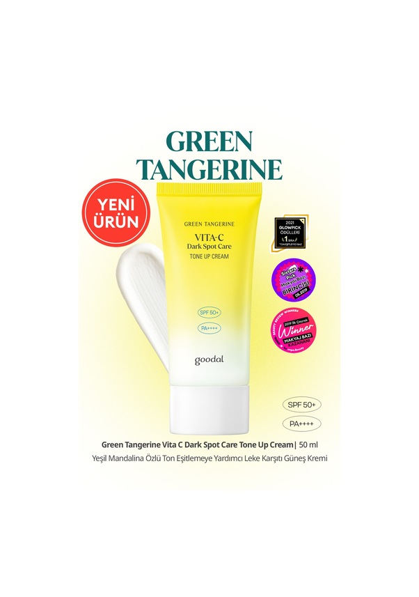 Ton Eşitleyici Leke Karşıtı Güneş Kremi Goodal Green Tangerine Vita C ...