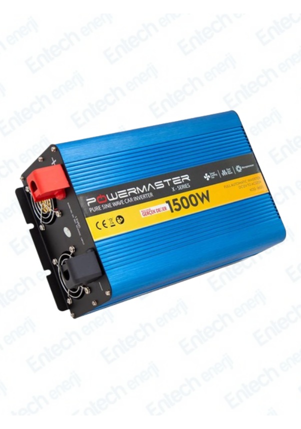 Powermaster 12v Volt 1500w Watt Tam Sinüs İnverter 1.5kw İnvertör ...