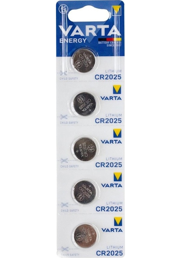 Varta Cr2025 3 Volt Lityum Pil 5li Paket Fiyatı -74845 Fiyatları ve Özellikleri
