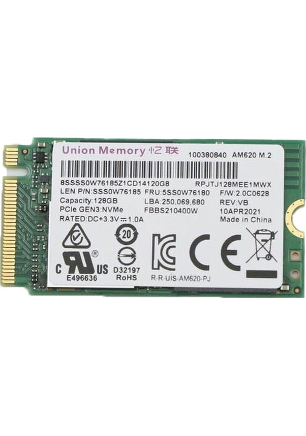 Union Memory RPJTJ128MEE1MWX 128 GB M.2 NVMe SSD Fiyatları ve Özellikleri
