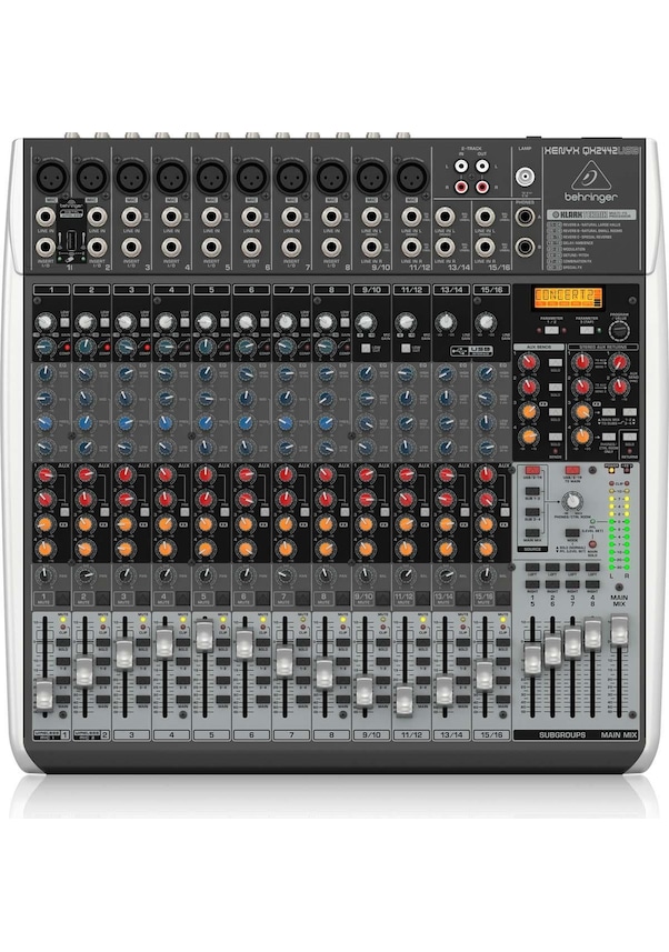 Behringer Qx2442Usb 24 Kanal Efektli Mikser Fiyatları ve Özellikleri