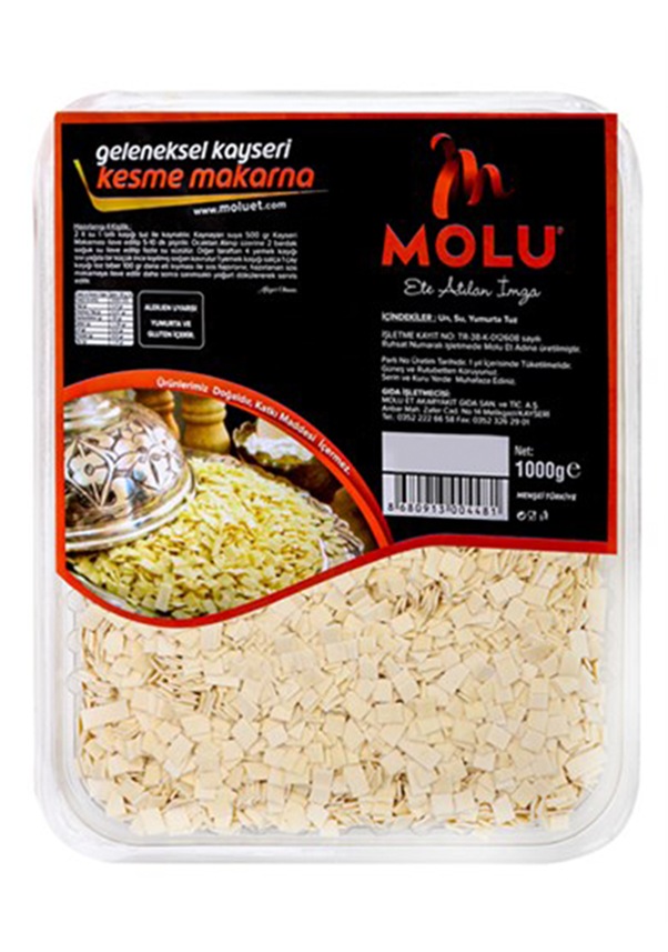 Molu Et Kayseri Makarna 1 KG Fiyatları ve Özellikleri