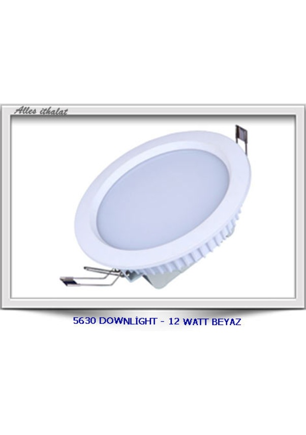 LED DOWNLİGHT TAVAN LAMBA ARMATÜR - 12 WATT BEYAZ Fiyatları ve Özellikleri