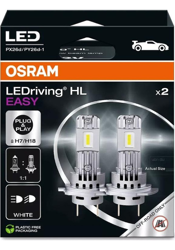 Osram Far Ampulü Xenon H7/h18 Ledriving Hl Easy 64210dwesy Fiyatları ve Özellikleri