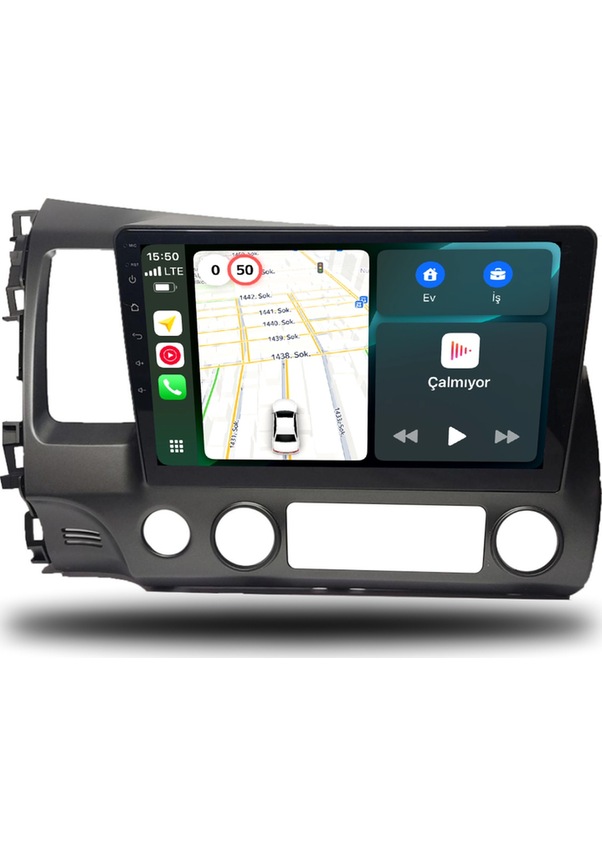 Martechno Honda Civic Fd6 2007-2011 Uyumlu Android Multimedya 6gb Ram ...